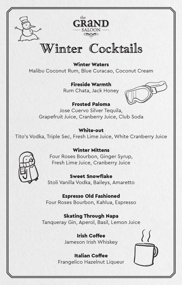 Menu – Fresh & Delicious Dishes at Grand Saloon Clifton, NJ